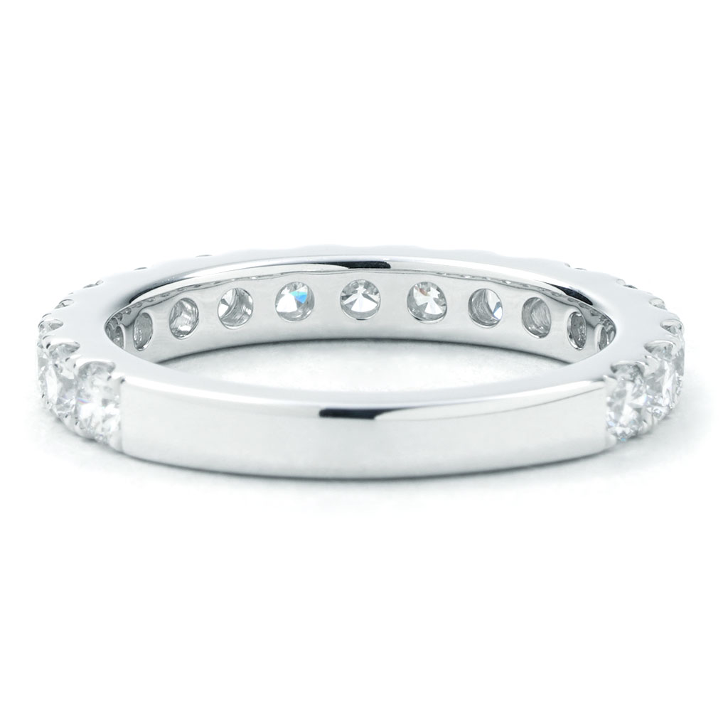 3 4 Around 1 25 Cttw Diamond Band In White Gold New York Jewelers Chicago 3 4 Around 1 25 Cttw Diamond Band In White Gold New York Jewelers Chicago